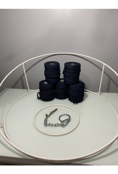 Makrome Salıncak Malzemesi 80-90-30 5kg Ip ve Asma Aparatları