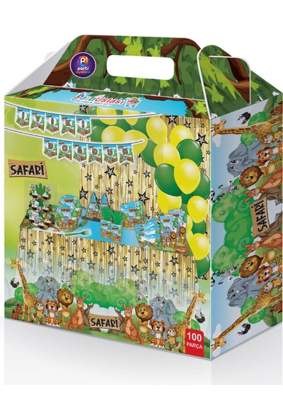 Parti Ustası Safari Doğum Günü Takım