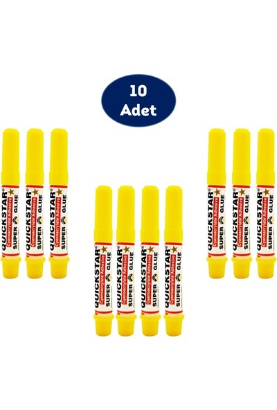 Larimar Quıckstar Japon Yapıştırıcı 10'lu Avantaj Paketi