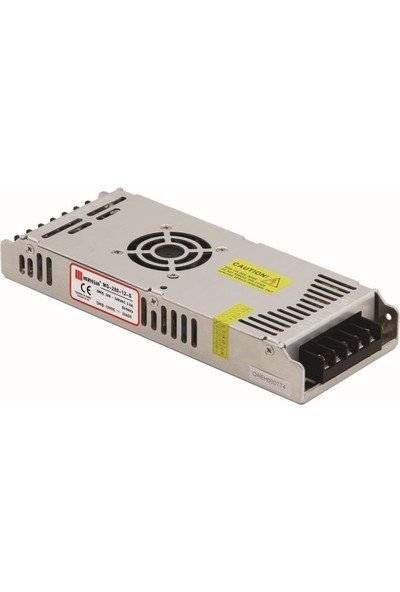 Mervesan MT-280-12-S 280W 12V 23A Metal Kasa Slim Mervesan MT-280-12-S 280W 12V 23A Metal Kasa Slim
