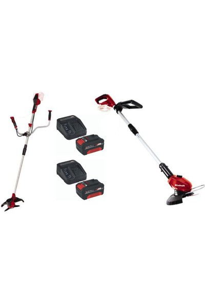 Einhell Agillo 36V Akülü Tırpan Ge-Ct 18 Li Akülü Kenar Kesme Makinesi 2X4.0AH Starter Kit Akü Seti Einhell Agillo 36V Akülü Tırpan Ge-Ct 18 Li Akülü Kenar Kesme Makinesi 2X4.0AH Starter Kit Akü Seti