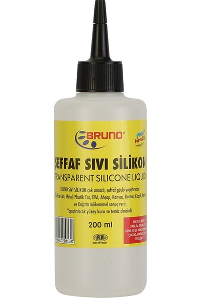 Bruno Şeffaf Sıvı Silikon 100 ml