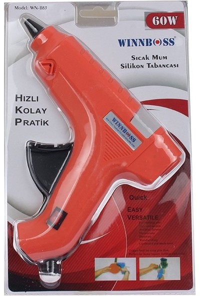 Winboss Winnboss 60W Silikon Tabancası Açma Kapama Tuşlu Winboss Winnboss 60W Silikon Tabancası Açma Kapama Tuşlu