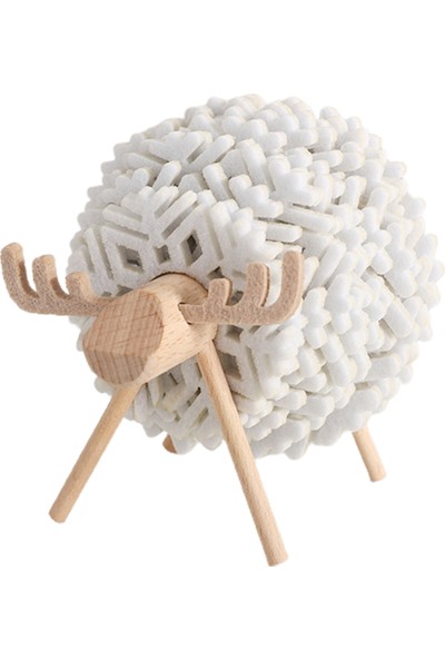 Eternal Coaster Koyun Şekli Raf Ayrılabilir Keçe Isı Yalıtımlı Kase Placemat Masa Dekor