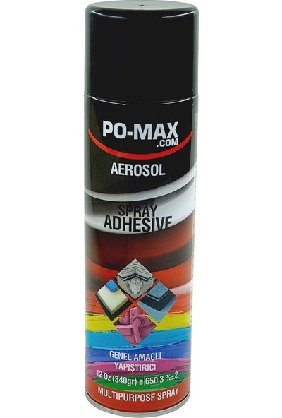 Pomax 340 gr Sprey Bally Yapiştirici Pomax 340 gr Sprey Bally Yapiştirici