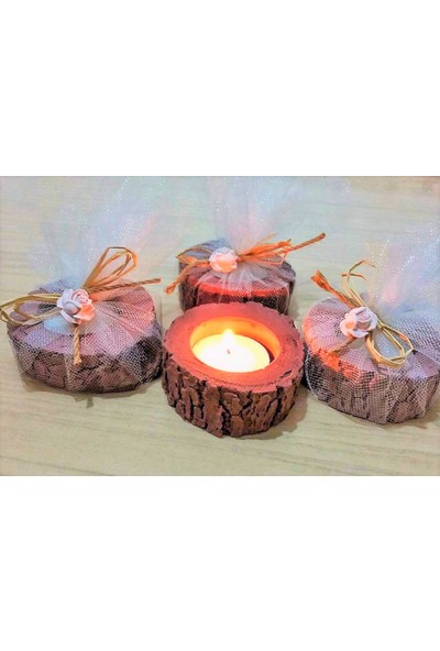 Morlalem Minik Kütük Mumluk Silikon Kalıp K-423