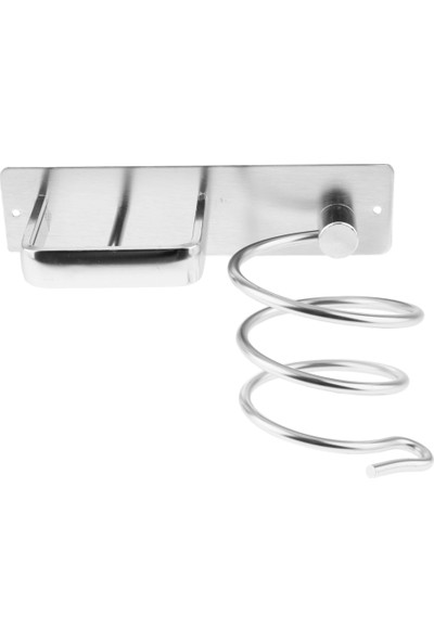 Strade Store Pro Saç Kurutma Makinesi Tutucu Raf Duvar Askısı Raf Düzleştirici Organizatör Seti