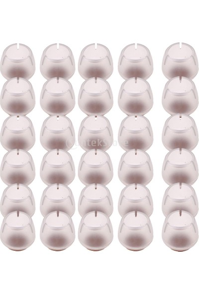 Strade Store 30XFIT 17-21MM Temizle Silikon Sandalye Bacak Caps Ayak Koruyucuları Strade Store 30XFIT 17-21MM Temizle Silikon Sandalye Bacak Caps Ayak Koruyucuları