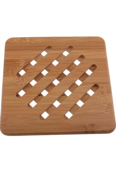 Flameer Paketi Bambu Trivet Mat Sıcak Pot Tutucu Pedleri Kare ve Yuvarlak 18X18CM Flameer Paketi Bambu Trivet Mat Sıcak Pot Tutucu Pedleri Kare ve Yuvarlak 18X18CM