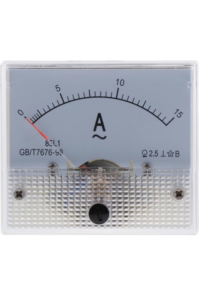 Strade Store Doğru 85L1 Ac Analog Panel Ampermetre Ölçer Ampere Akım Ölçer 0-15A Strade Store Doğru 85L1 Ac Analog Panel Ampermetre Ölçer Ampere Akım Ölçer 0-15A