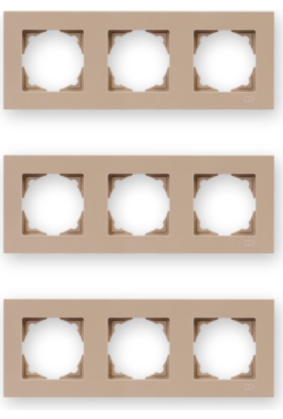 Günsan Eqona Üçlü Çerçeve 3 Adet