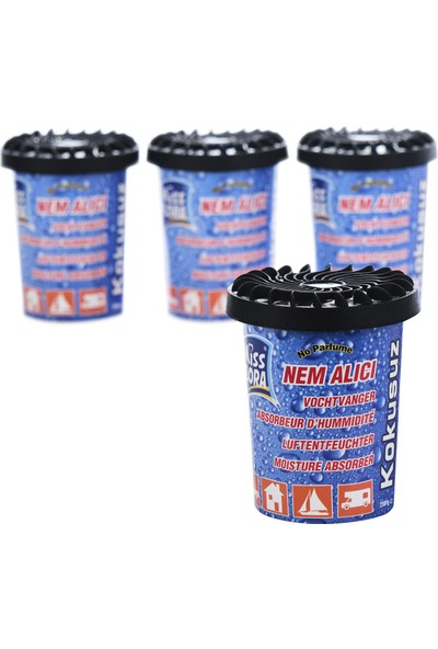 Miss Flora 200 Gr. Naturel Nem Alıcı (4 Adet) Miss Flora 200 Gr. Naturel Nem Alıcı (4 Adet)