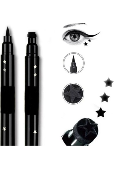 Cosmetichane Çift Taraflı Yıldız Desenli Kalem Eyeliner