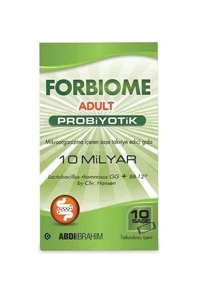 Abdi Ibrahim Forbıome Adult Probiyotik 10 Şase Abdi Ibrahim Forbıome Adult Probiyotik 10 Şase