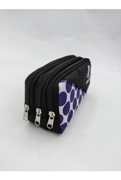 Lesmons Üç Bölmeli Kalemlik