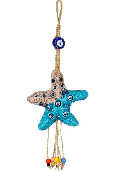 İncirop Deniz Yıldızı Tekli Sarkaç Dekoratif Duvar Süsü İncirop Deniz Yıldızı Tekli Sarkaç Dekoratif Duvar Süsü