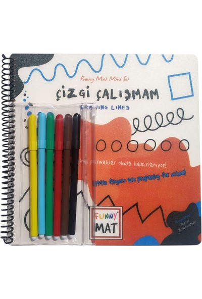 Funny Çalışma Kalemi + Mini Çizgi Set 1161 Funny Çalışma Kalemi + Mini Çizgi Set 1161