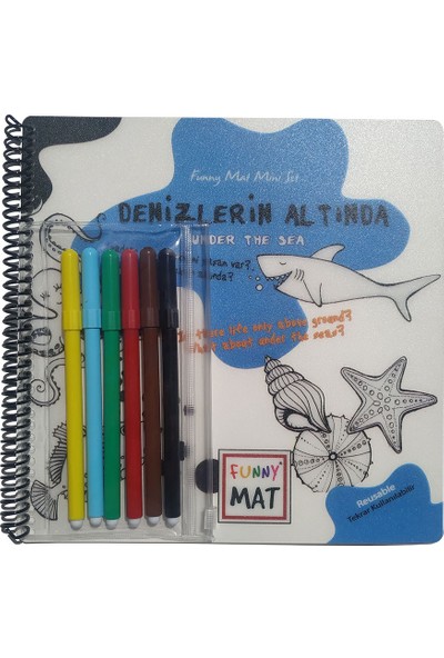 Funny Denizlerin Altında Mini Set + Kalem 1136
