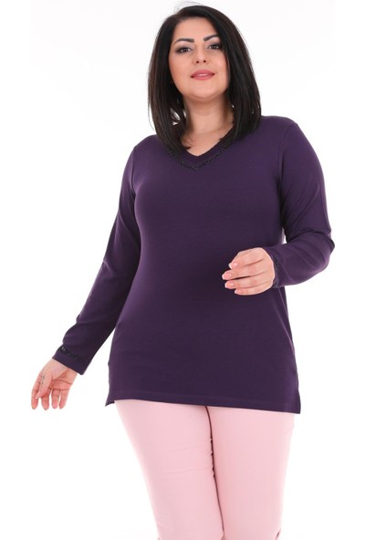 Perla Triko 21K2005 Perla Triko Anne Penye Kışlık Yonca Bluz Perla Triko 21K2005 Perla Triko Anne Penye Kışlık Yonca Bluz