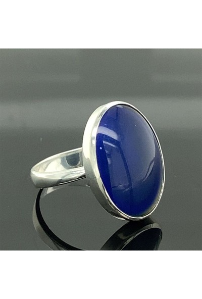 Mercan Silver Gümüş Oval Kadın His Taşı Yüzük Mercan Silver Gümüş Oval Kadın His Taşı Yüzük
