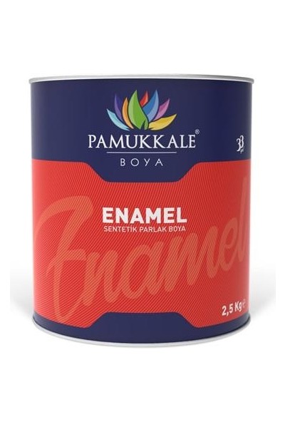 Pamukkale Enamel Sentetik Yağlı Boya 2.5 kg Antrasit Gri Ral 7016 Pamukkale Enamel Sentetik Yağlı Boya 2.5 kg Antrasit Gri Ral 7016