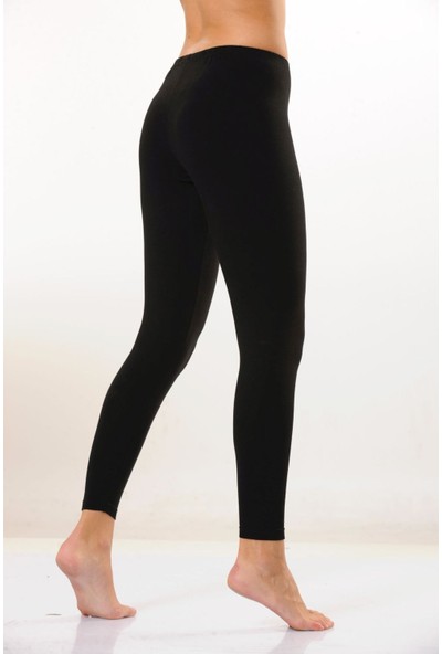 Hmd 4003 Kadın Rahat Doku Pamuklu Siyah Uzun Tayt Hmd 4003 Kadın Rahat Doku Pamuklu Siyah Uzun Tayt