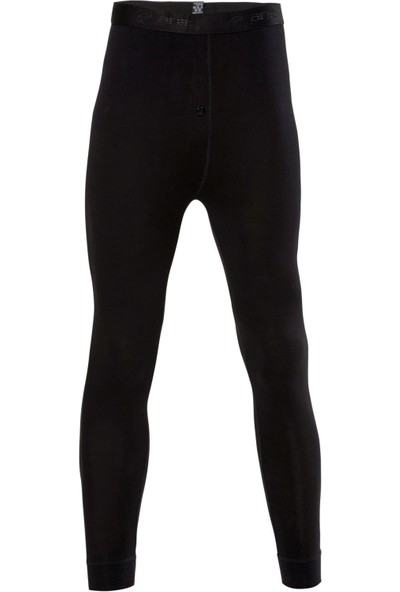 Anıt 1127 Siyah Likralı Pamuklu Tayt Erkek Içlik Termal Alt