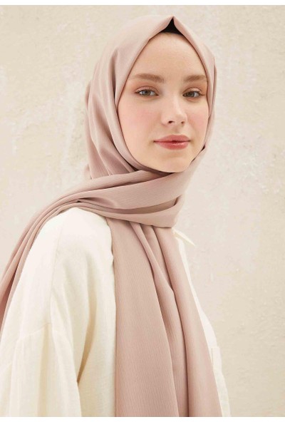 Fresh Scarfs Krinkıl Medine Ipeği Şal Nude Fresh Scarfs Krinkıl Medine Ipeği Şal Nude