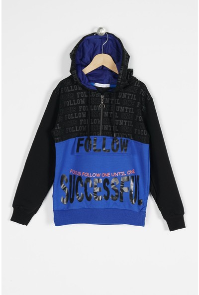 Zepkids Erkek Çocuk Follow Baskılı Kapüşonlu Sweatshirt 7-16 Yaş Zepkids Erkek Çocuk Follow Baskılı Kapüşonlu Sweatshirt 7-16 Yaş