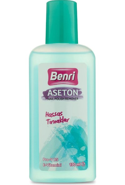 Benri Hassas Tırnaklar Için Aseton 130 ml Benri Hassas Tırnaklar Için Aseton 130 ml