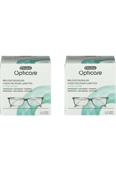 Watsons Kruidvat Opticare Gözlük Temizleme Mendili 52 Adet X2