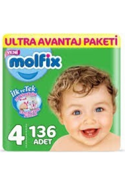Molfix Ultra Avanyaj 7-14 4 Numara 136 Adet Molfix Ultra Avanyaj 7-14 4 Numara 136 Adet