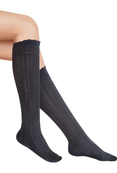 DayMod Dafne Soft Viskon Bayan Dizaltı Çorap DayMod Dafne Soft Viskon Bayan Dizaltı Çorap