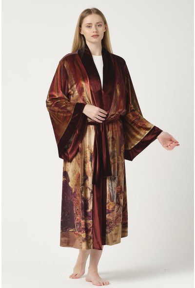 Galeri Tunç Abiye Kadife Kimono GTKAK03