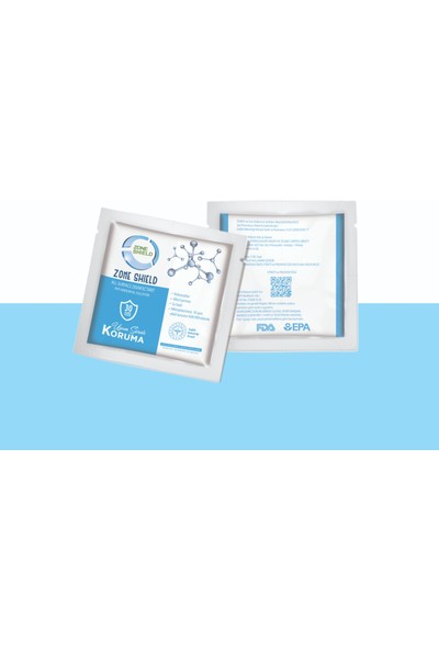 Zone Shield 30 Gün Kalıcı 50 Adet Dezenfektan Mendil