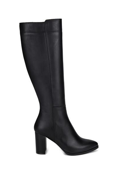 Venüs 2128238K Topuklu Klasik Deri Kadın Çizme
