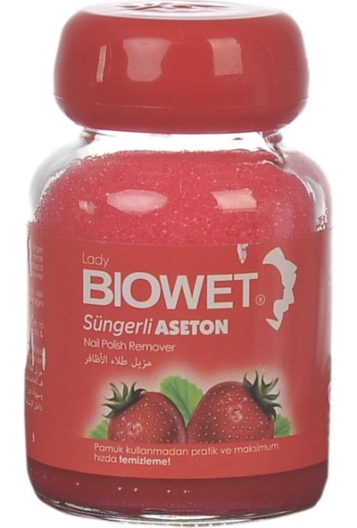 Biowet Süngerli Aseton - Çilek