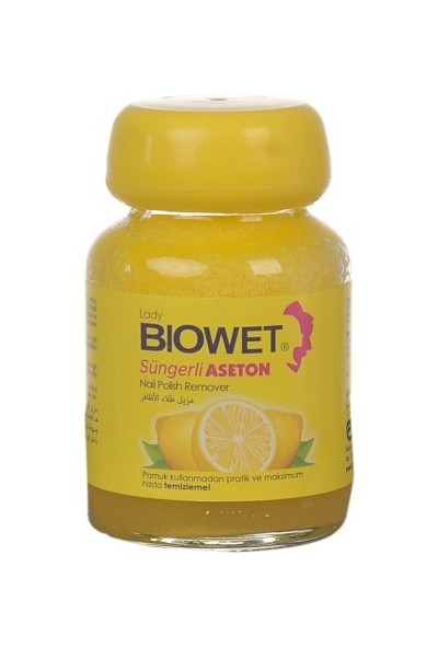 Biowet Süngerli Aseton - Limon
