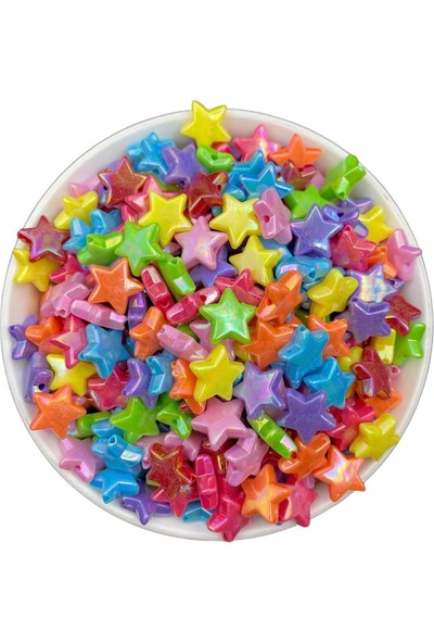 Hedef Bijuteri 14MM Janjanlı Karışık Renkli Plastik Yıldız Model Boncuk ,takı Yapım Boncuğu (25GR,~55 Adet) Hedef Bijuteri 14MM Janjanlı Karışık Renkli Plastik Yıldız Model Boncuk ,takı Yapım Boncuğu (25GR,~55 Adet)