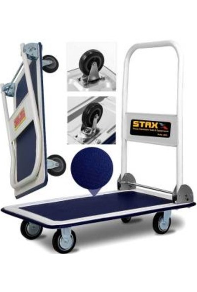 Staxx Power Koli Yük Paket Taşıma El Arabası STX-175H 175 kg Kapasiteli Katlanır Tablalı Staxx Power Koli Yük Paket Taşıma El Arabası STX-175H 175 kg Kapasiteli Katlanır Tablalı