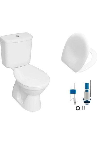 Norm 101 Klozet Rezervuar+Yavaş Kapak+Vitra Iç Takım Set Norm 101 Klozet Rezervuar+Yavaş Kapak+Vitra Iç Takım Set
