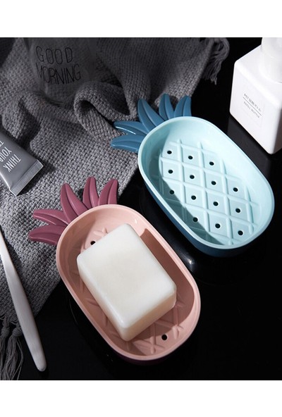 Cotton Box Ananas Figürlü Süzgeçli Katı Sabunluk Cotton Box Ananas Figürlü Süzgeçli Katı Sabunluk