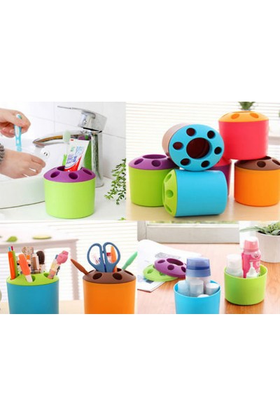 Cotton Box Çok Amaçlı Diş Fırçalık ve Kalemlik