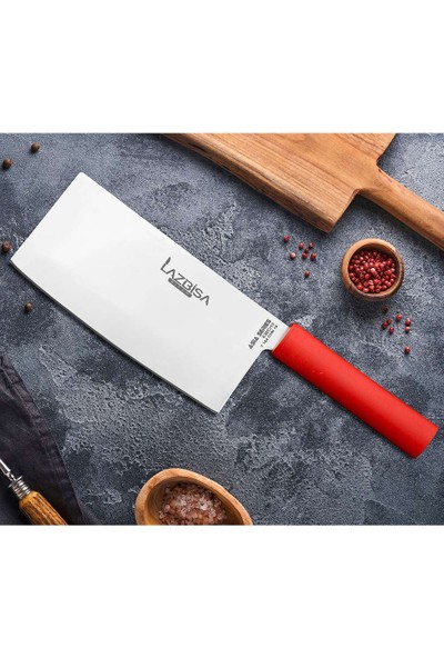 Lazbisa Mutfak Bıçak Seti Et Ekmek Sebze Şef Bıçağı Asia Çin Satırı Lazbisa Mutfak Bıçak Seti Et Ekmek Sebze Şef Bıçağı Asia Çin Satırı