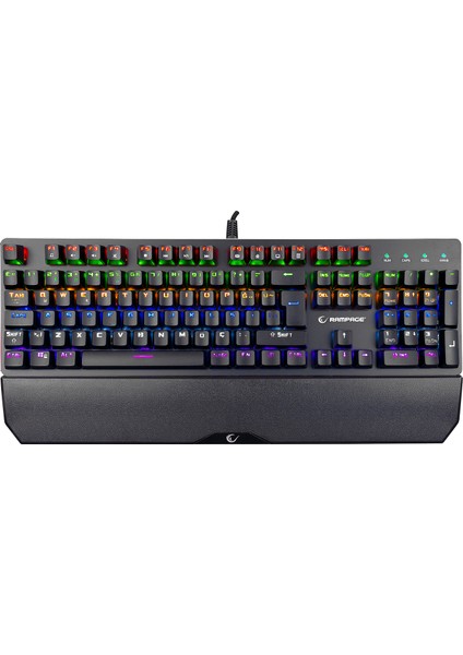 Rampage KB-R81 Red Switch RGB Mekanik Oyuncu Klavye - OnuAl Fiyat Arşivi