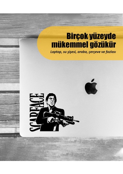 Stickrmarket | Scarface | Araba Laptop Duvar Folyo Sticker Fiyatı
