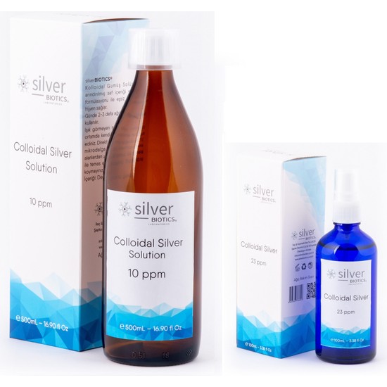 Silver Biotics Laboratories 10 Ppm 1000 ml + 23 Ppm 100 ml Fiyatı