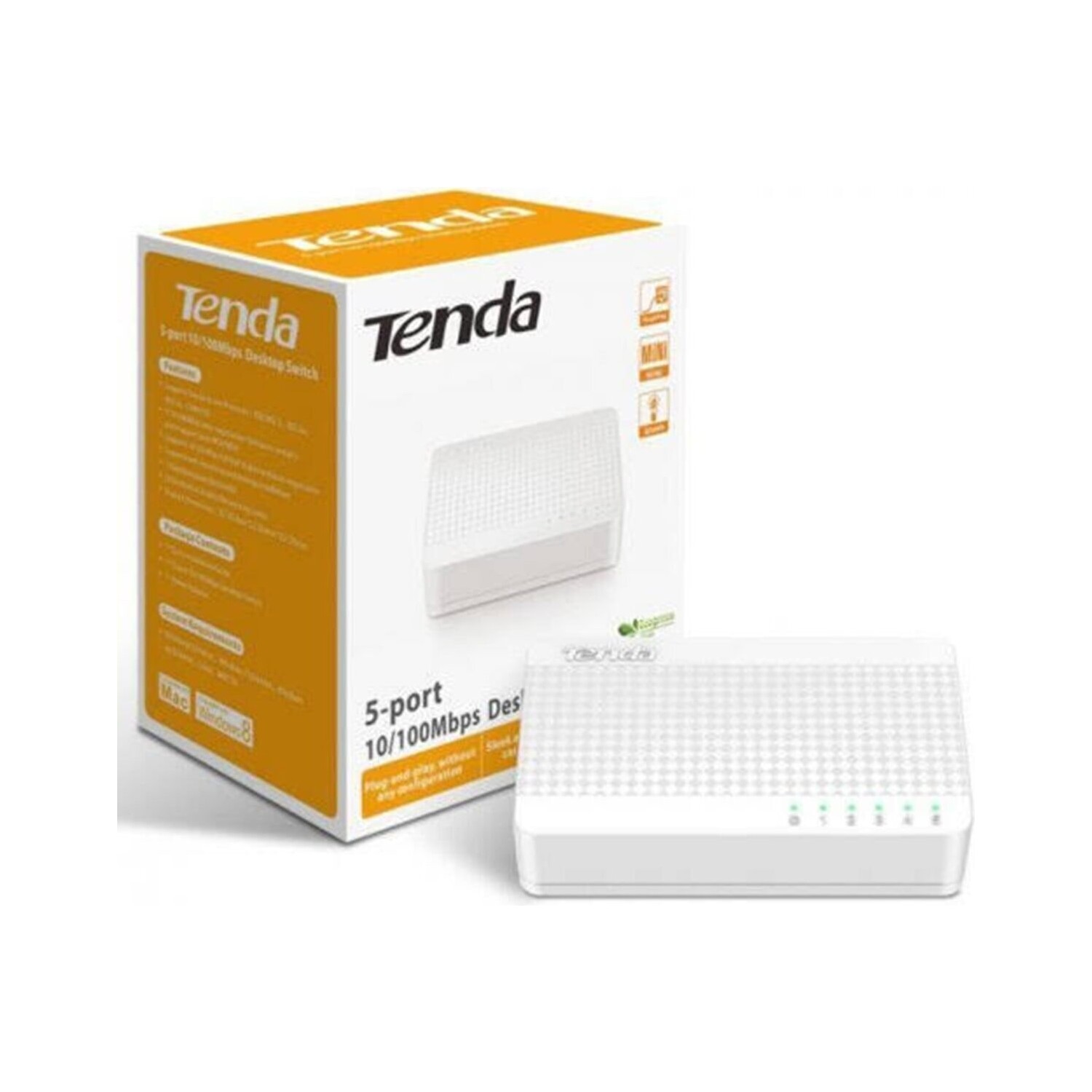 Tenda Internet Dağıtıcı Çoğaltıcı 5 Port Portlu 1 Giriş 4 Fiyatı