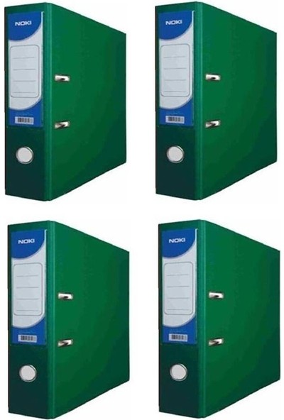 Noki Büro Klasör Geniş Halkalı Yeşil 4'lü