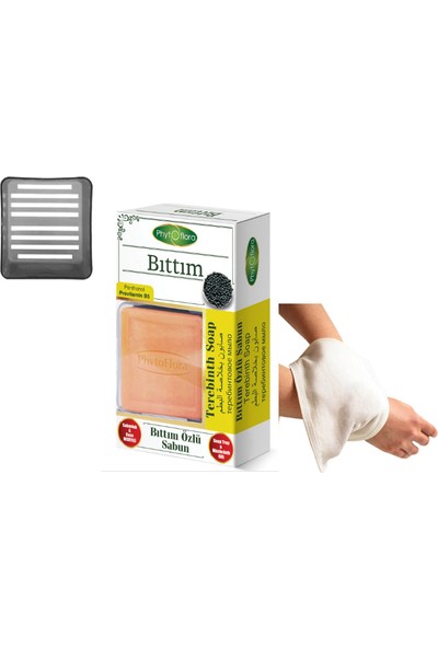 Phytoflora Bıttım Sabun + Kese ve Sabunluk Phytoflora Bıttım Sabun + Kese ve Sabunluk